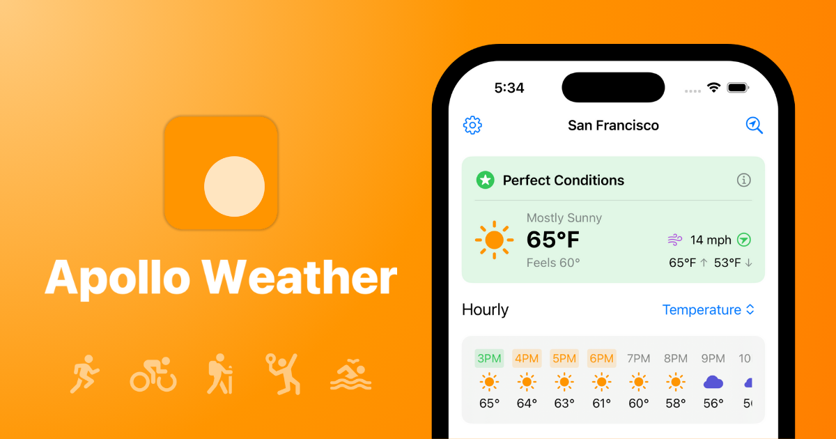 Weather for Cyclists | Apollo Weather